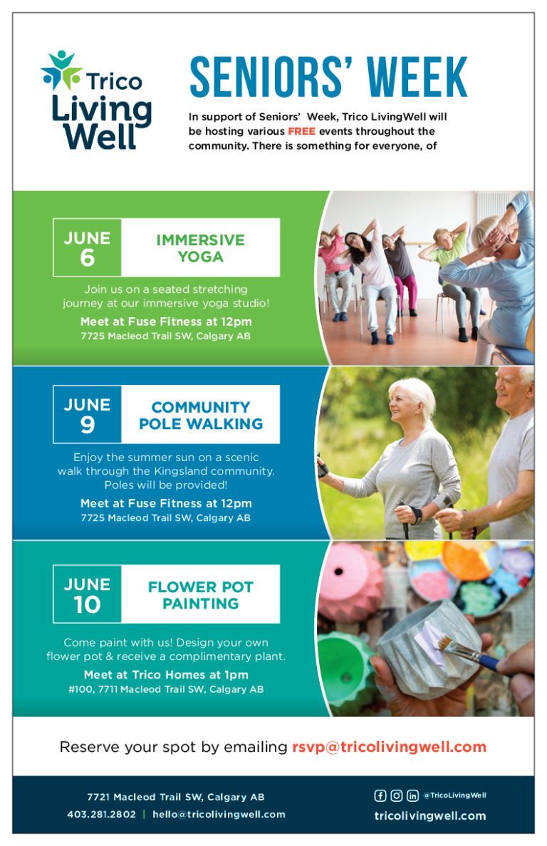 Seniors Week Activities - Trico LivingWell